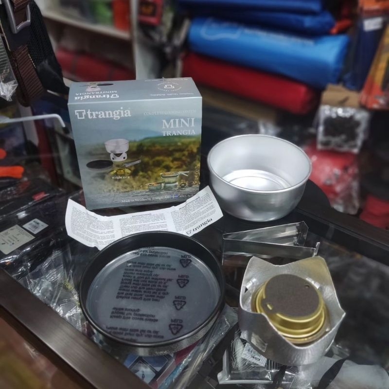 Jual MINI TRANGIA COOKING SET ULTRALIGHT ALAT MASAK CAMPING KOMPOR ...
