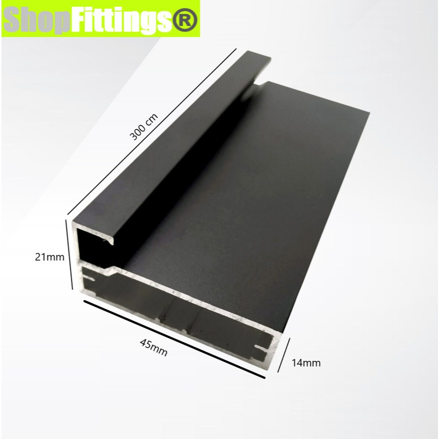 Jual Profil Aluminium Frame FA 128 For Kitchen Cabinet Glass Door 3 ...