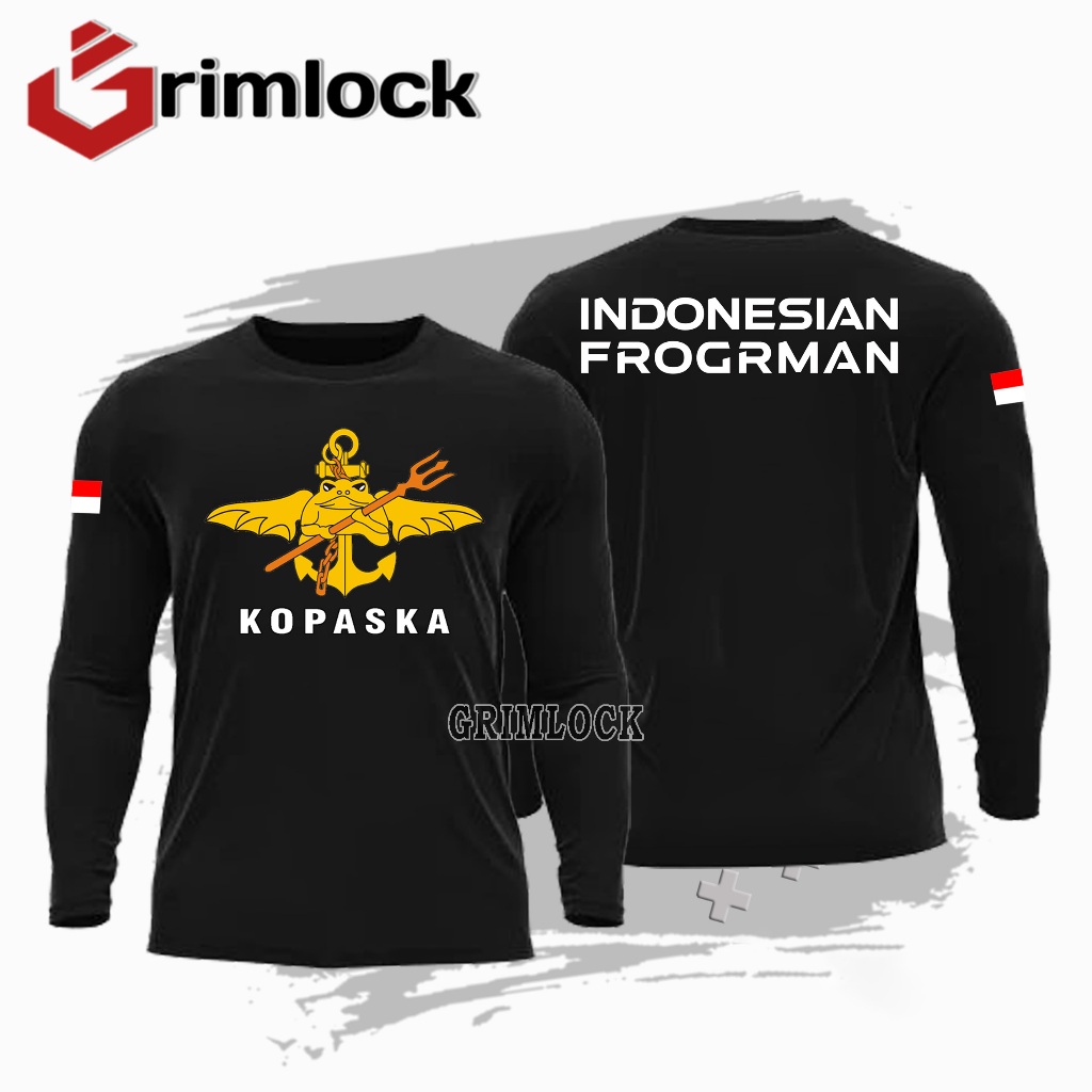 Jual Kaos Kopaska Indonesian Frogman / Art Logo / Tangan Pendek ...