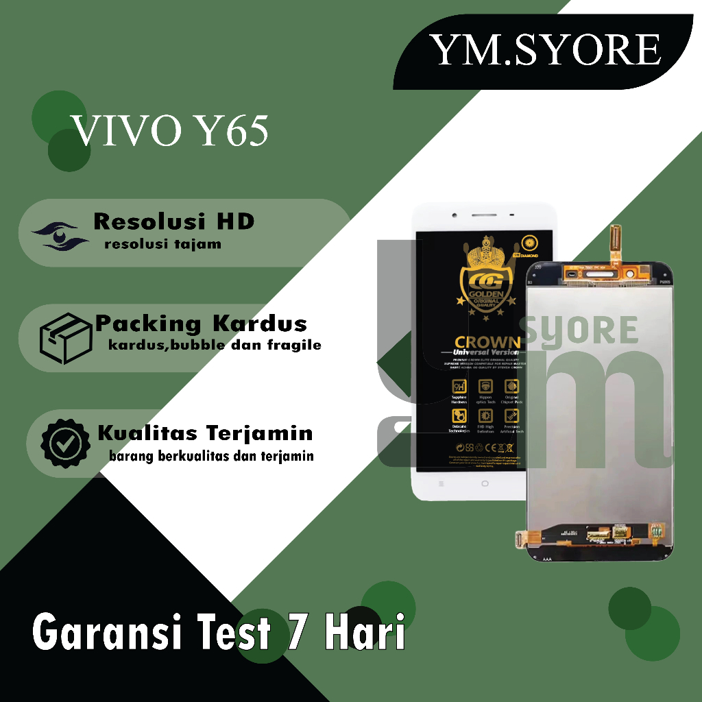 Jual LCD VIVO Y65 / Y66 / V1719 TOUCHSCREEN FULLSET COMPLETE ORIGINAL | Shopee Indonesia