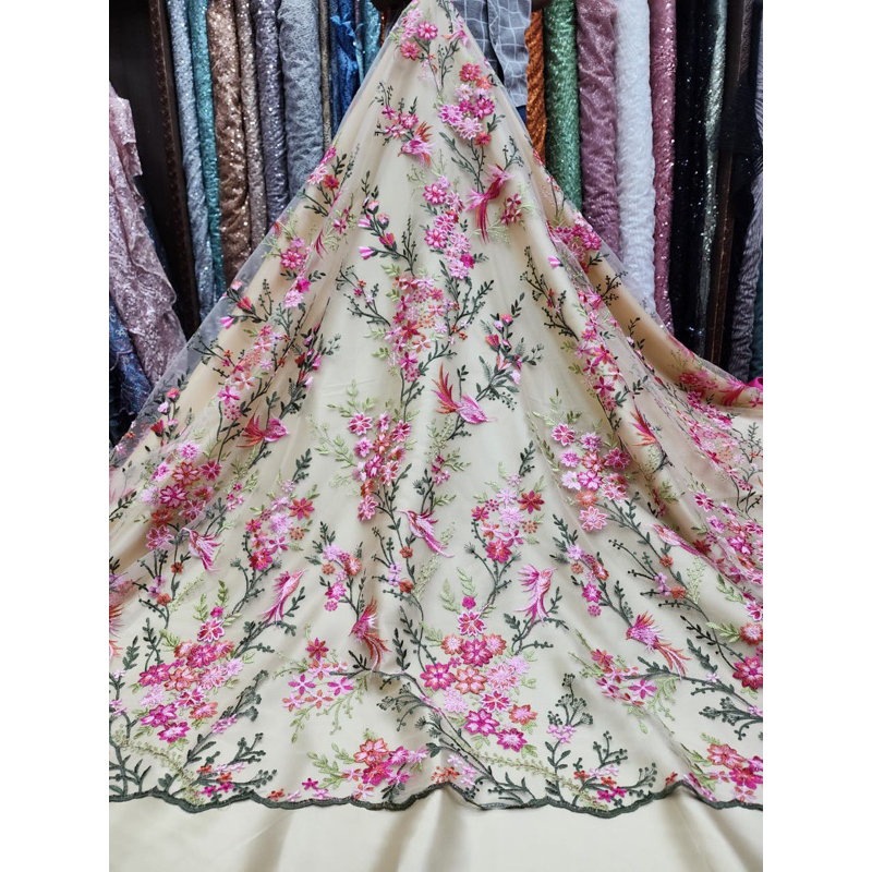 Jual Kain/Bahan tile Garden/ tile flower/ tile valentino/ tile murah ...