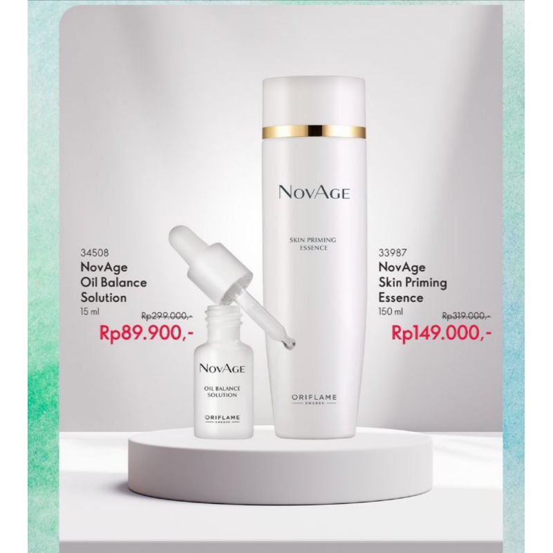 Jual Novage Skin Priming Essence / Oil Balance Solution | Shopee Indonesia