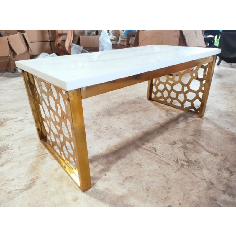 Jual Meja Tamu Granit - Kaki Stainless Steel - Top Table Granit - Coffe ...
