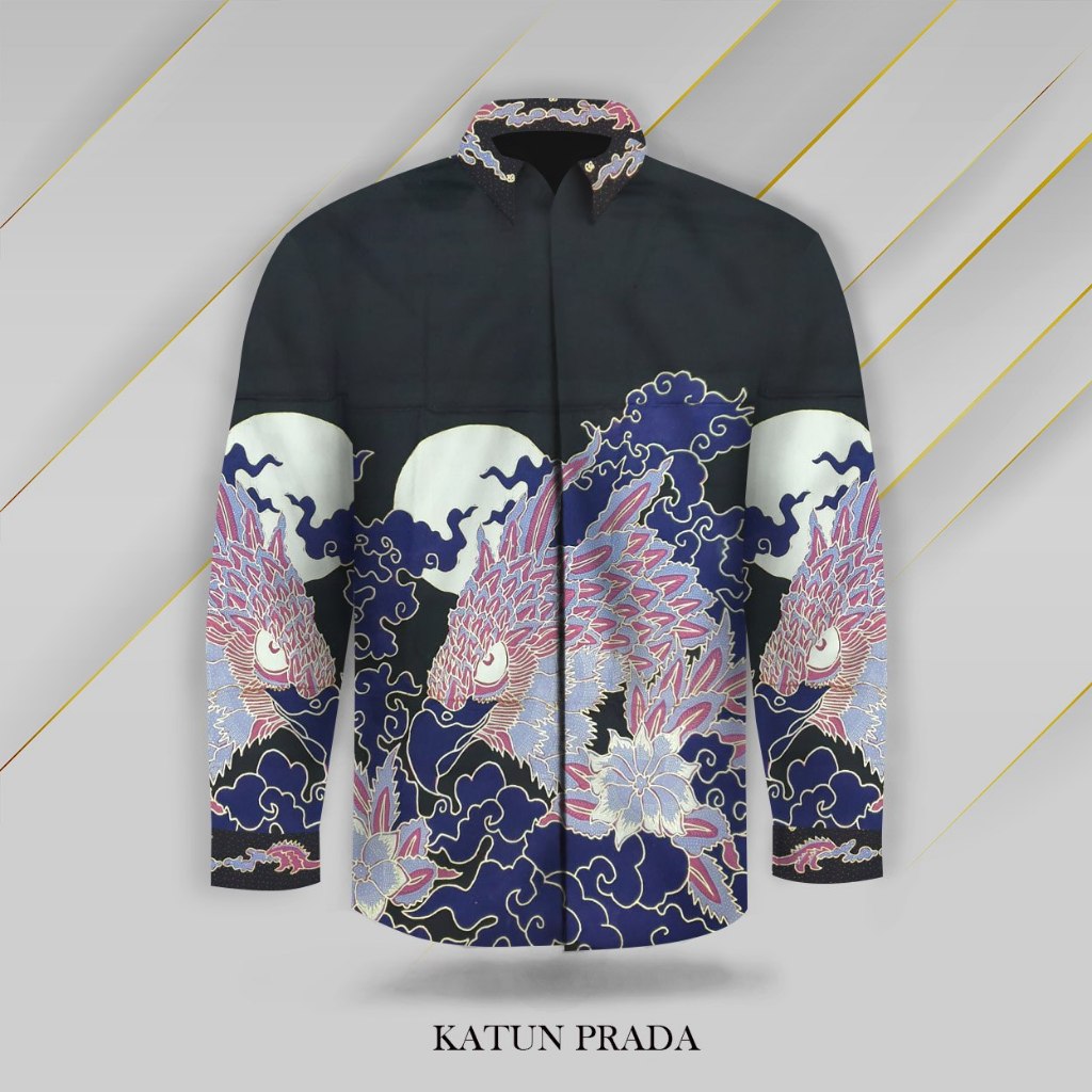Jual kain batik katun tulis prada 025 motif macan motif batik ...