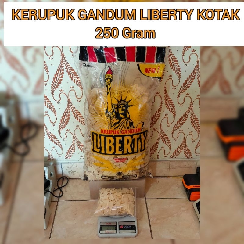 Jual Kerupuk Gandum Liberty Kotak 250 Gram | Shopee Indonesia
