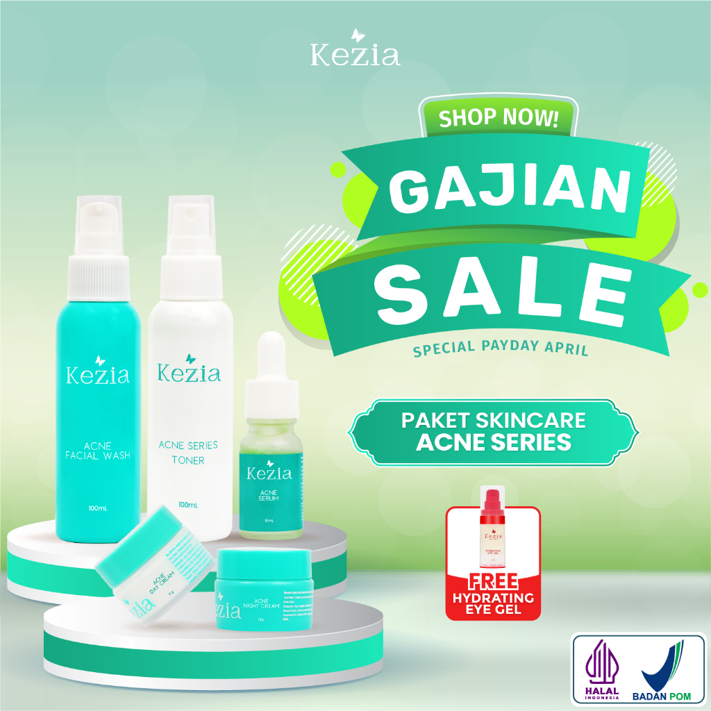 Jual KEZIA Beauty NEW ACNE PACKAGE SERIES - Paket Jerawat untuk Oily Skin | Shopee Indonesia
