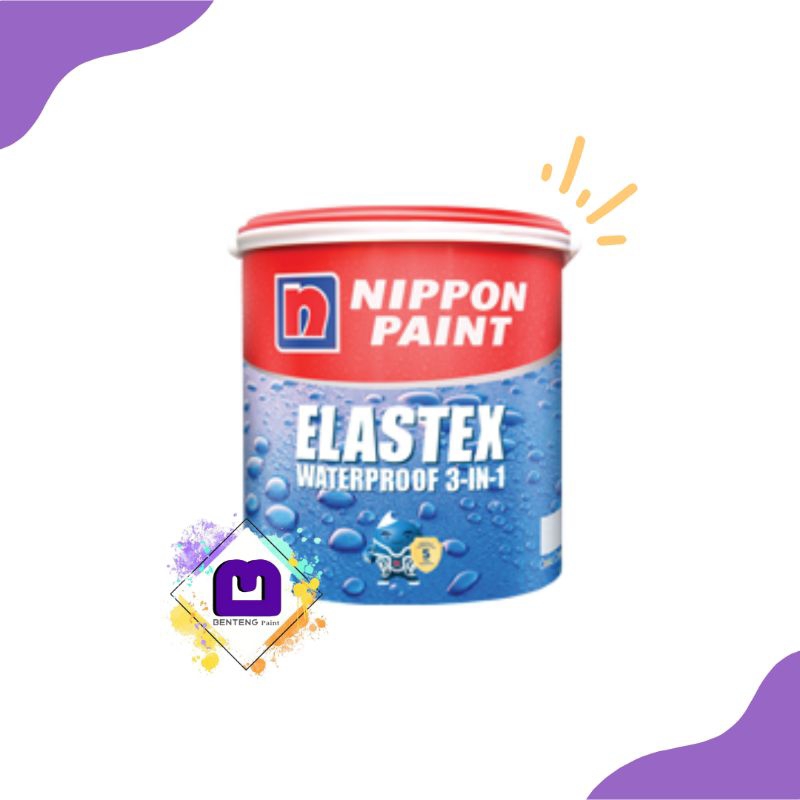 Jual CAT ELASTEX WATERPROOF (Pelapis Anti Bocor) NIPPON PAINT 4KG ...