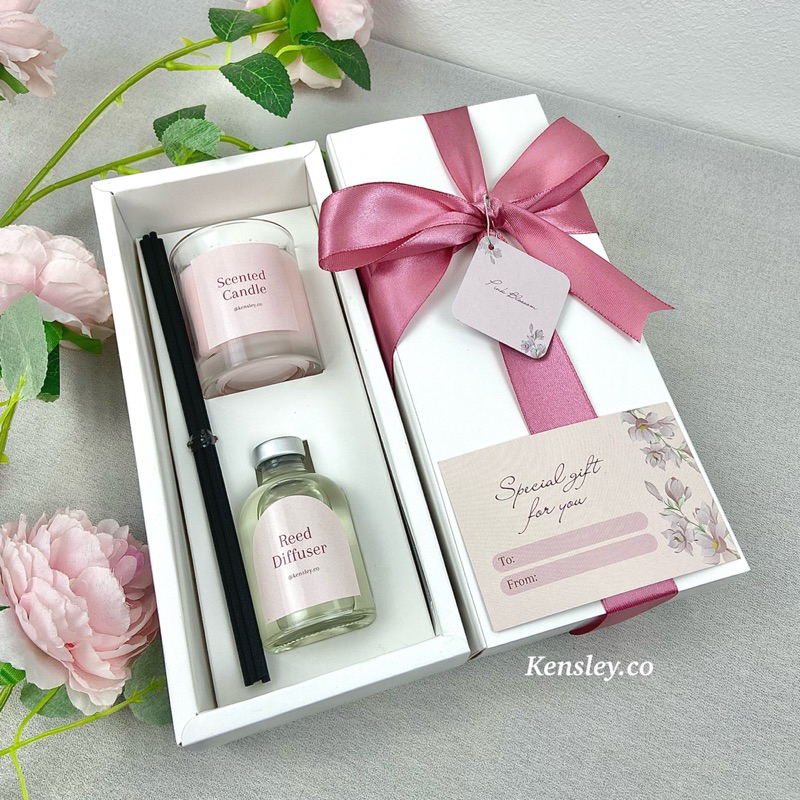 Jual Diffuser Hampers Premium + Lilin Aromaterapi - Hampers Reed ...