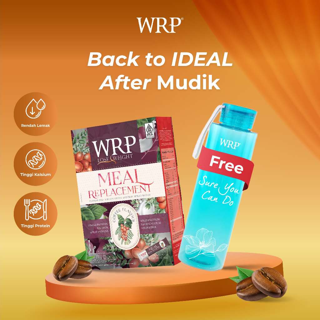 Jual WRP Meal Replacement Coffee 324g - Pengganti Makan | Shopee Indonesia