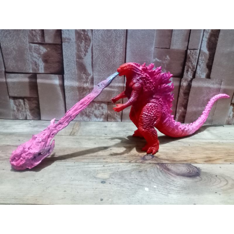 Jual figure pink godzilla evolve king of monster semburan api atomic ...