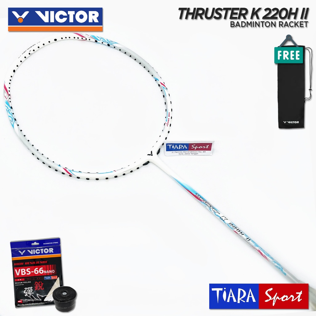 Jual Raket VICTOR Thruster K 220H II M - 4U 3U FC Badminton Racket TK ...