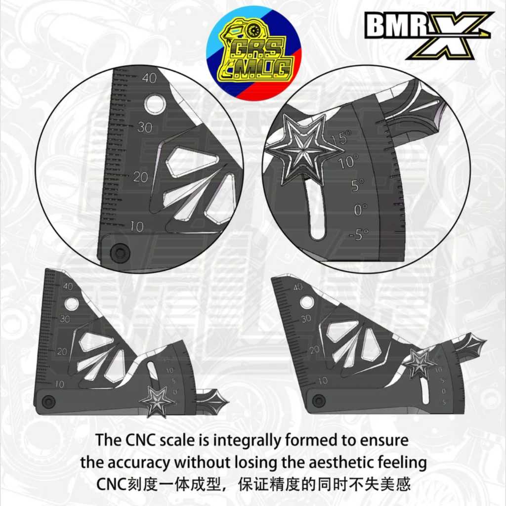Jual BM Racing BMR-X Metal Camber Gauge for 1/24 1/28 RC Drift Car (BM ...