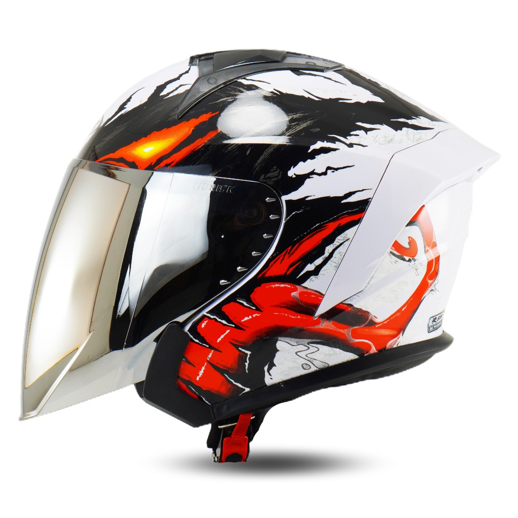 Jual Helm Half Face Rsix Eagle Motif Terbaru Sni | Shopee Indonesia
