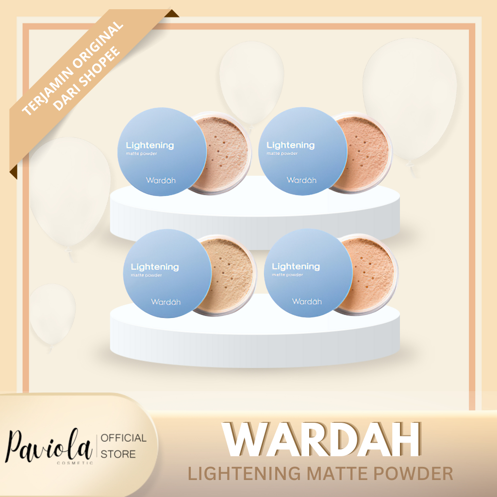 Jual Wardah Lightening Matte Powder - 20g | Paviola | Shopee Indonesia