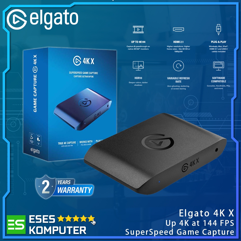 Jual Elgato 4K X / 4KX | SuperSpeed Game Capture Card Stream and Record ...