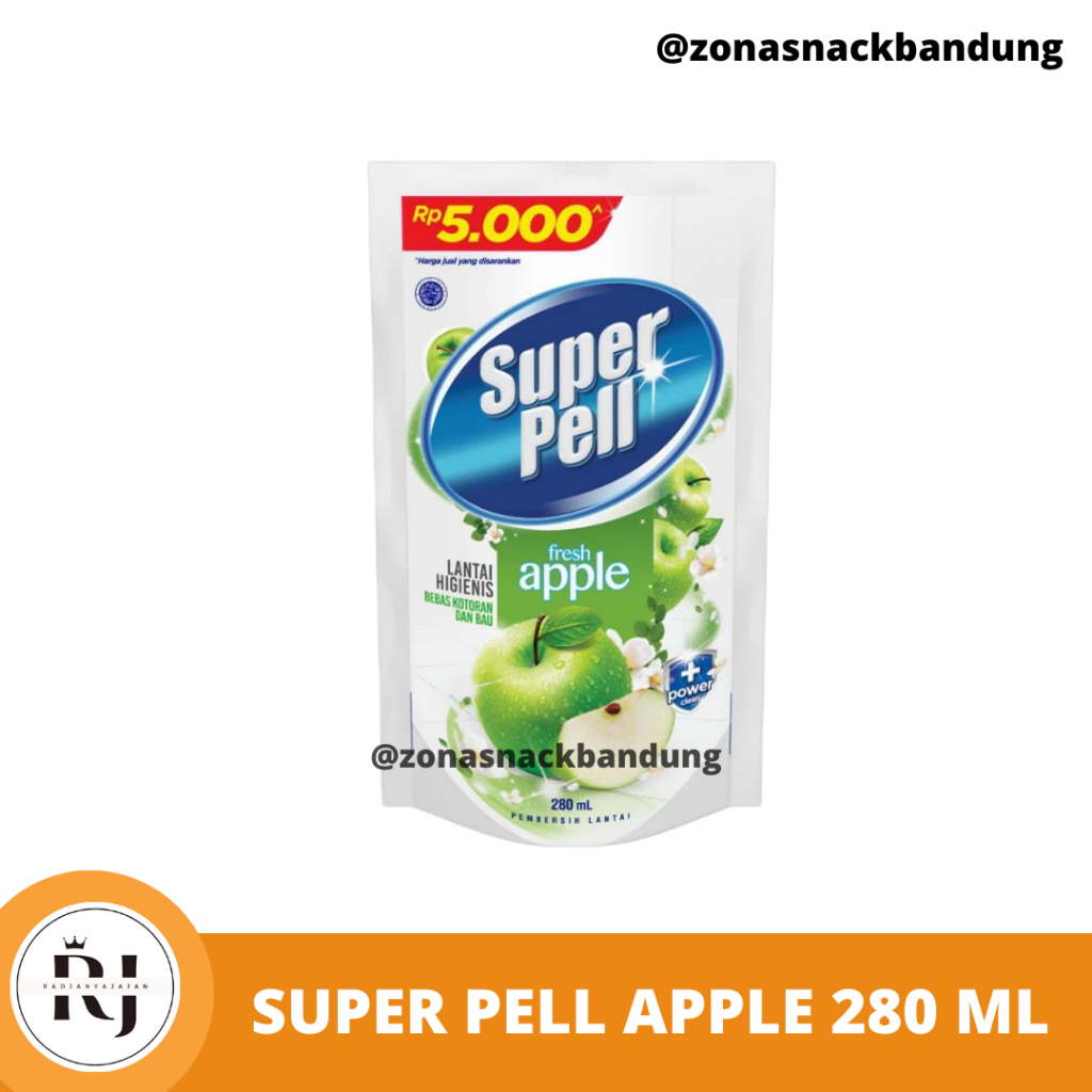 Jual Super Pell Pembersih Lantai Fresh Apple 280ml | Super Pell ...