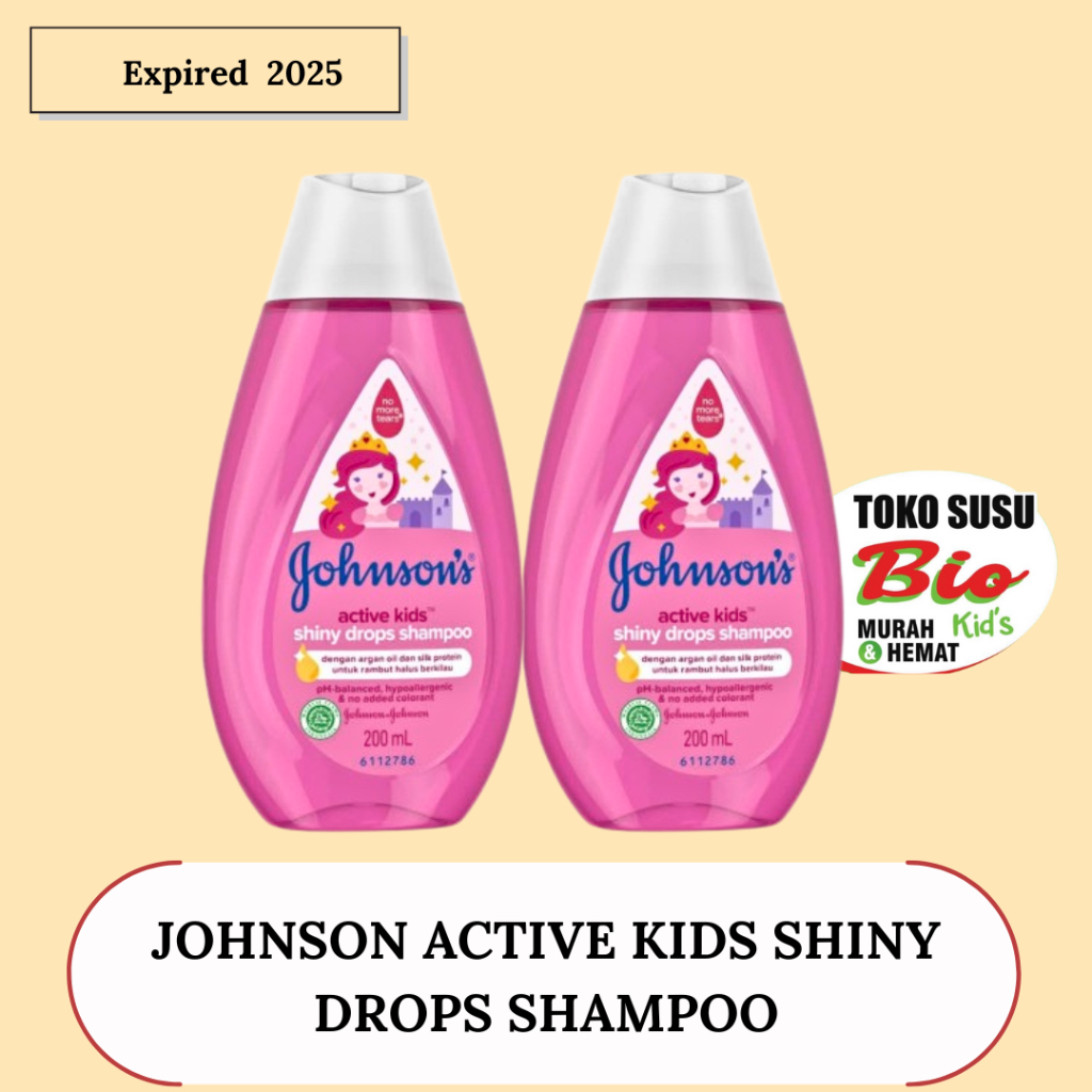 Jual Johnson Shiny Drops Shampoo 100ml & 200ml | Shopee Indonesia
