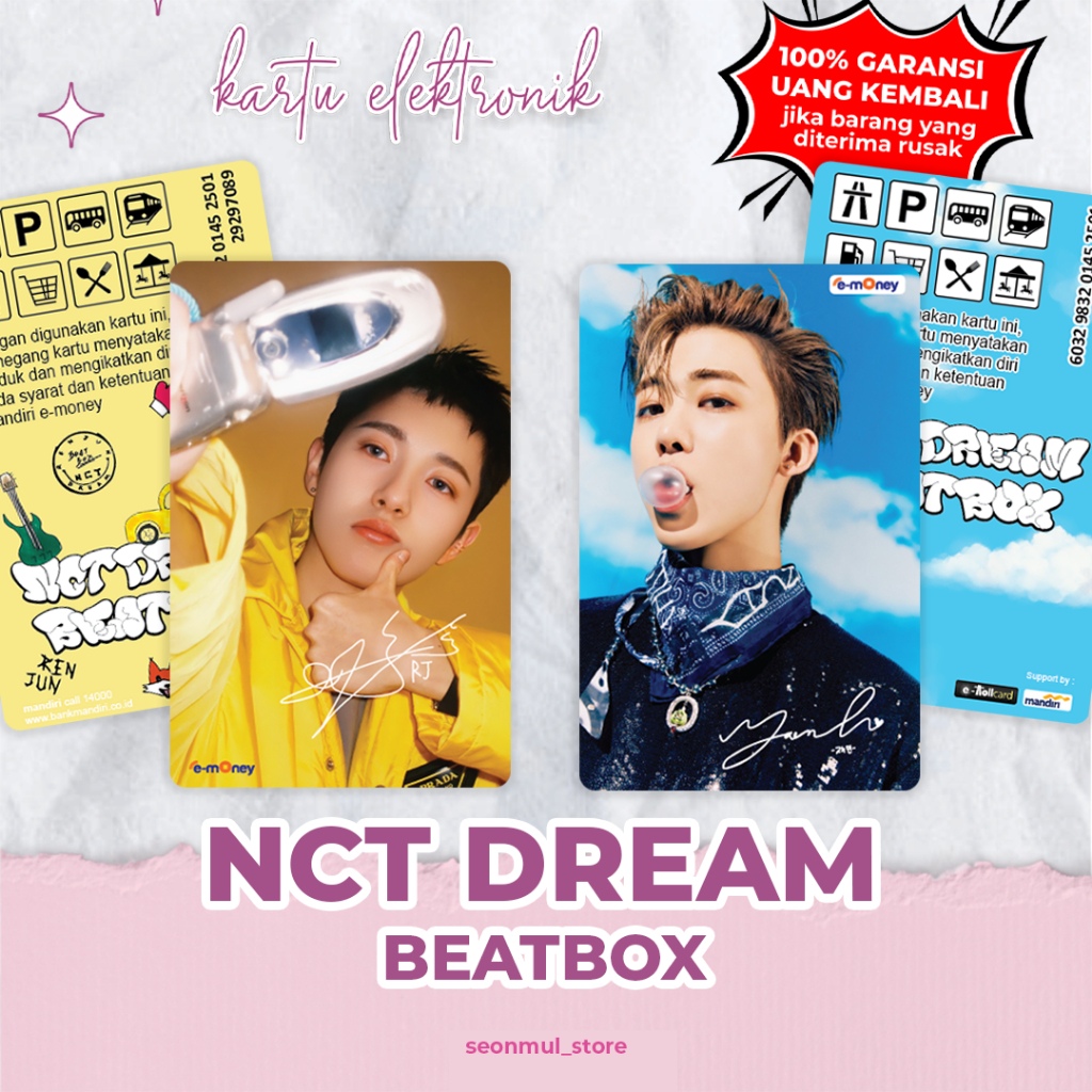 Jual EMONEY NCT DREAM BEAT BOX BRIZZI FLAZZ TAPCASH / NCT DREAM BEATBOX ...