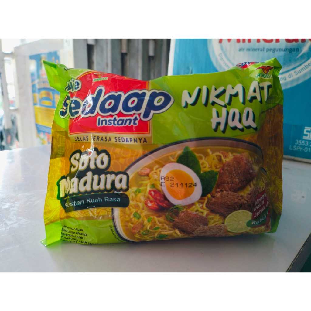 Jual MIE SEDAAP KUAH RASA SOTO MADURA 82G | Shopee Indonesia