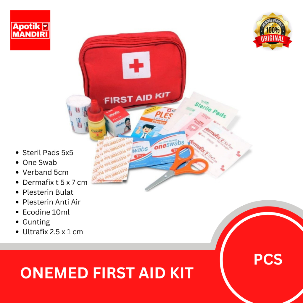 Jual TAS/DOMPET P3K ONEMED - First Aid Kit OneMed | Shopee Indonesia