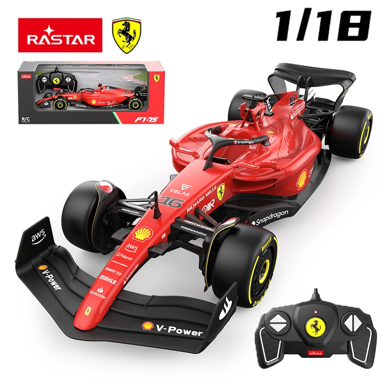 Jual RASTAR 1:18 RC F1 Ferrari F1-75#16 Charles Leclerc Red Bull RB18 ...