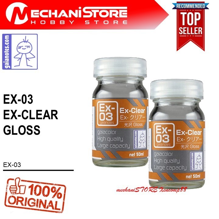 Jual GAIA Color EX-03 Clear Gloss - Cat GaiaNotes EX03 Model Kit bkn ...