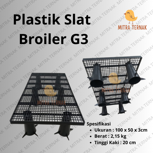 Jual Slat Alas Kandang Ayam Broiler Tipe G3 / Plastik Slat Kandang / Alas Kandang Hewan | Shopee ...