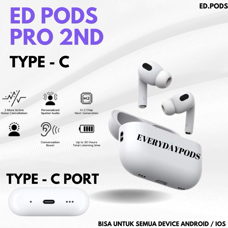 Jual ED PODS PRO (2ND GENERATION / PRO 2 with H2 CHIP) TYPE C - Final ...