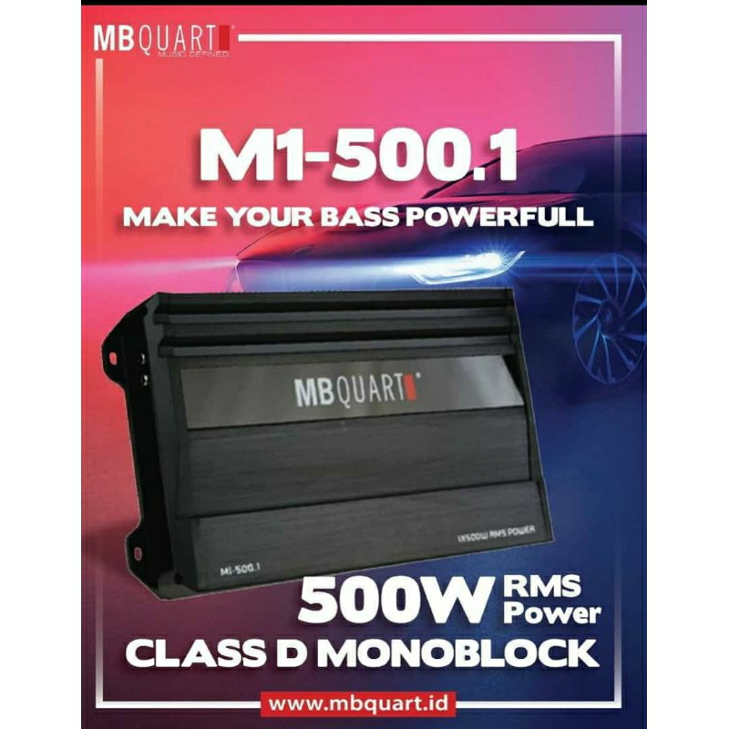 Jual power monoblock MB QUART M1-500.1 | Shopee Indonesia