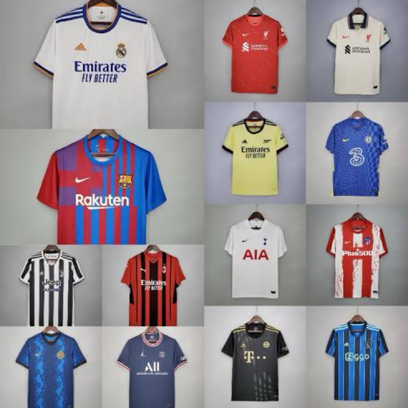 Jual JERSEY KLUB EROPA IMPORT GO HOME AWAY BOLA MURAH | Shopee Indonesia