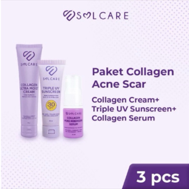 Jual Solcare Paket Collagen Scar isi 3 pcs | Shopee Indonesia