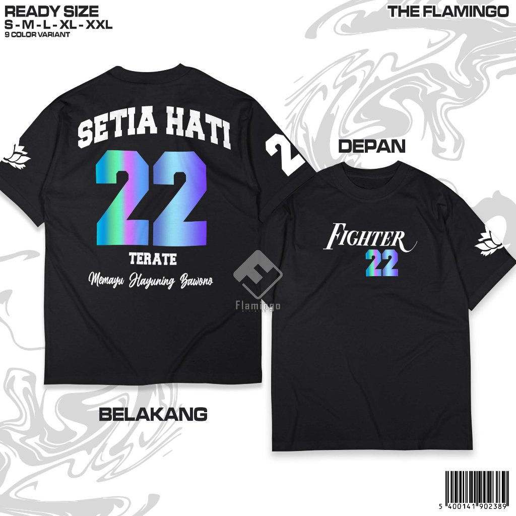 Jual KAOS PSHT SH TERATE 22 FIGHTER REFLEKTIF - Baju SH Terate 1922 ...