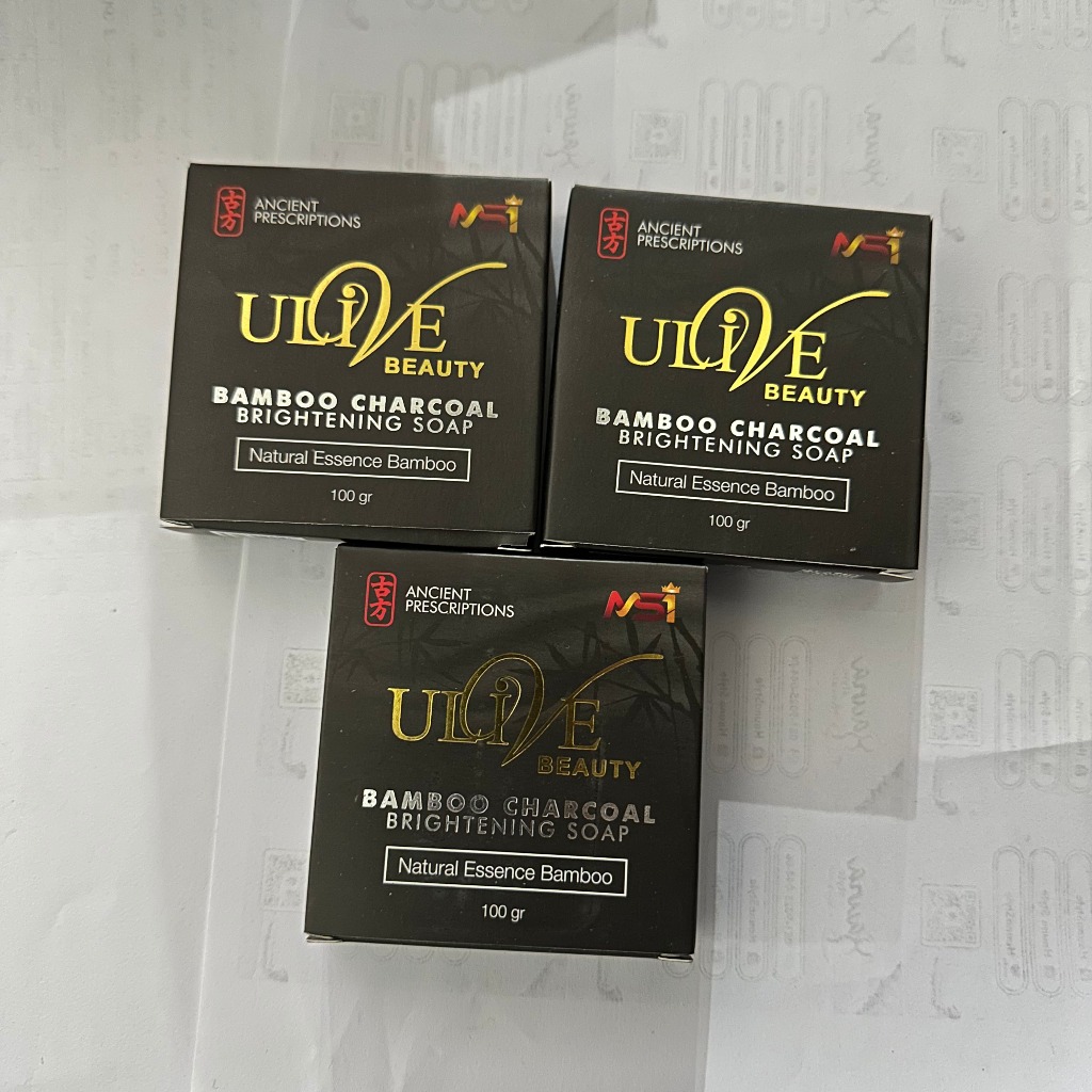 Jual MSI 3pcs Sabun bamboo charcoal Ulive beauty original | Shopee ...