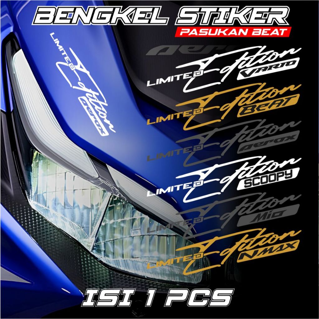 Jual Stiker Cutting Limited Edition Signature Aerox Vario Mio Nmax ...