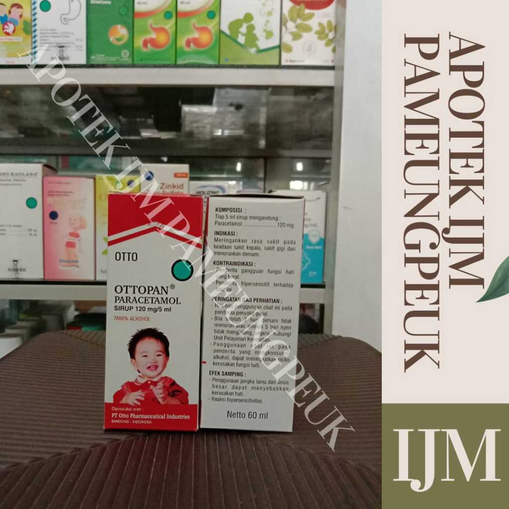 Jual Ottopan Sirup 60 ml - Obat Demam dan Nyeri Ringan Anak | Shopee ...