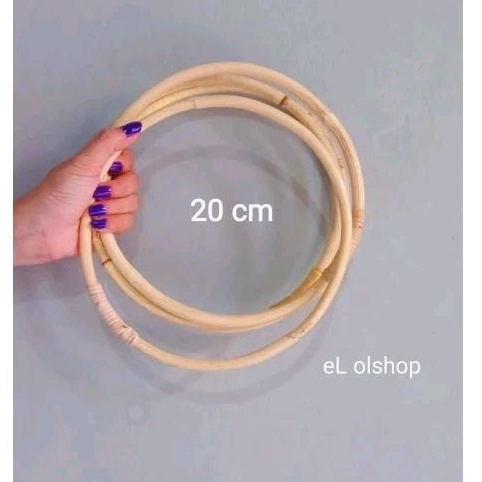 Jual gelang rotan ring rotan diameter 20cm Holahoop holahop hulahoop ...