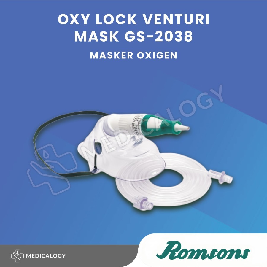 Jual Oxy Lock Venturi Mask GS-2038 Romsons | Shopee Indonesia
