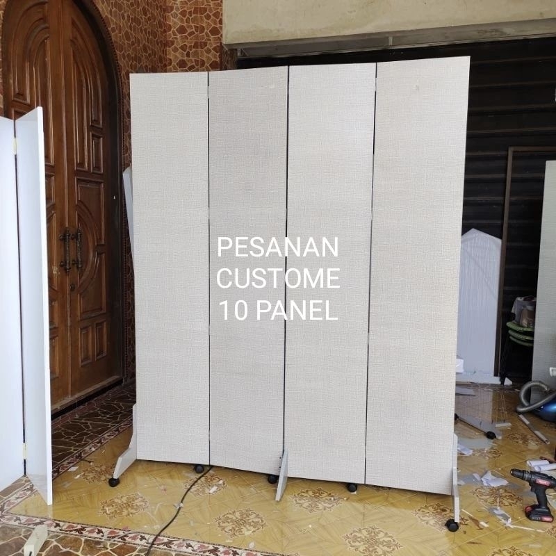 Jual pembatas ruangan tipe M1 T2 meter plus roda 10 panel | Shopee ...