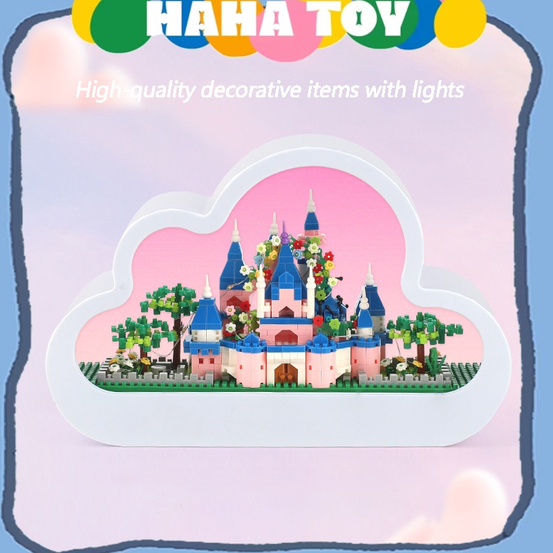 Jual HaHa Toy Nano Building Block 3D teka-teki Lampu Kecil Blok Mainan ...