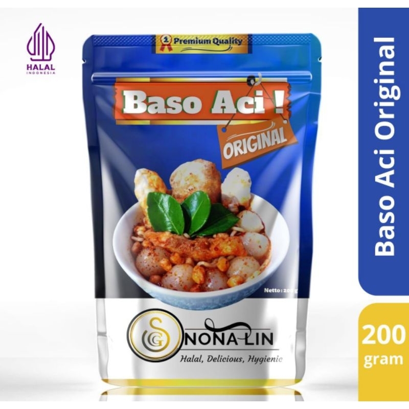 Jual Baso Aci Original Nona Lin Kemasan 200gr | Shopee Indonesia
