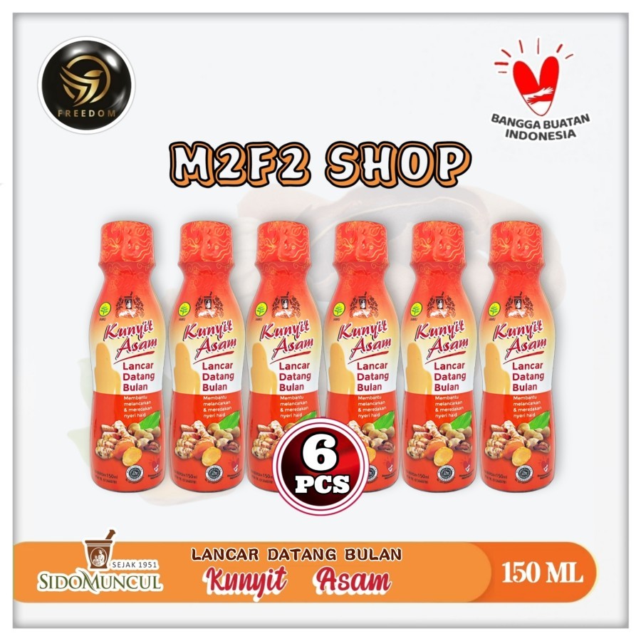 Jual Sido Muncul Kunyit Asam Lancar Datang Bulan Botol Pet - 150 ml ...