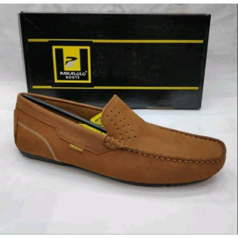 Jual Sepatu Pria PAKALOLO AOP01 Casual Mocasin 100℅ Original PAKALOLO ...
