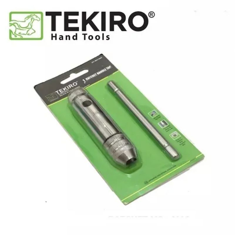 Jual TEKIRO GAGANG HAND TAP RATCHET 3MM-10MM / RATCHET HANDLE TAP M3 ...