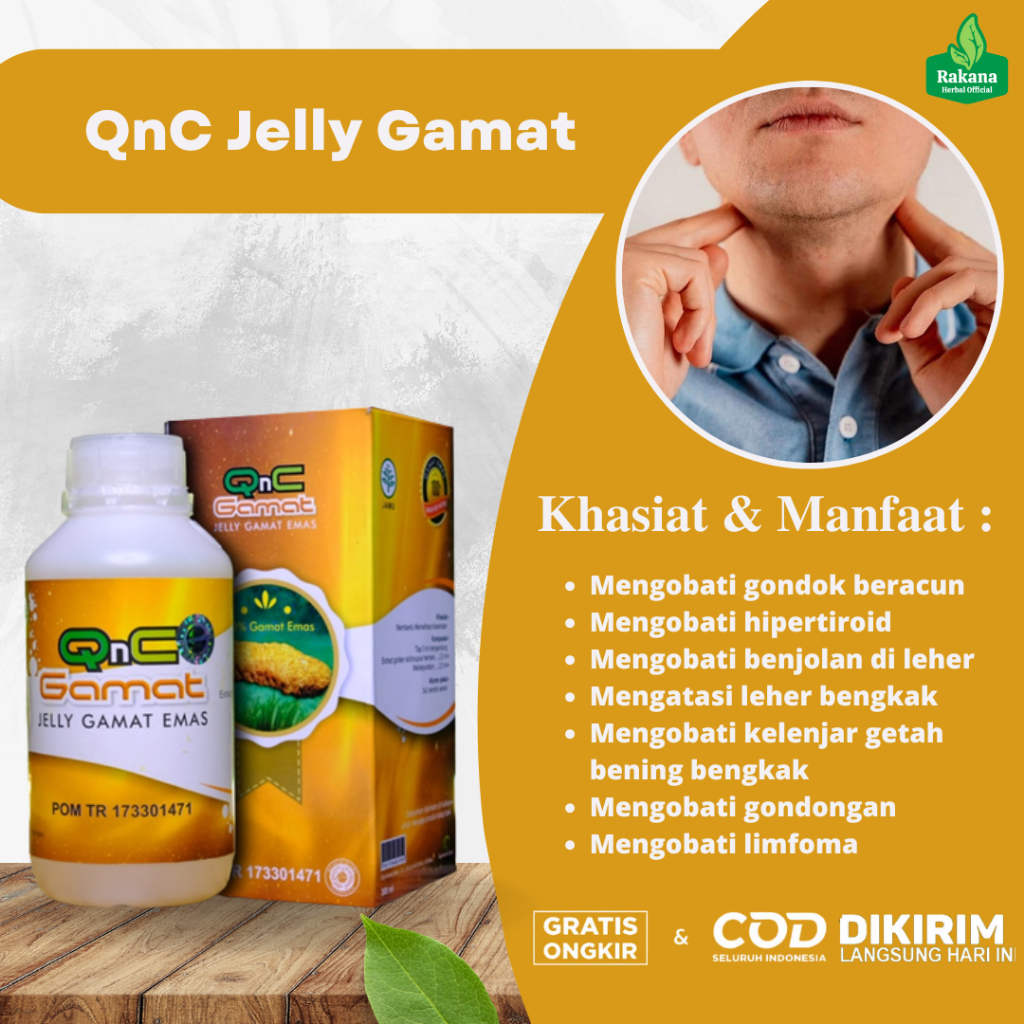 Jual Obat Gondok Beracun Hipertiroid Benjolan Dileher Tumor Kelenjar ...