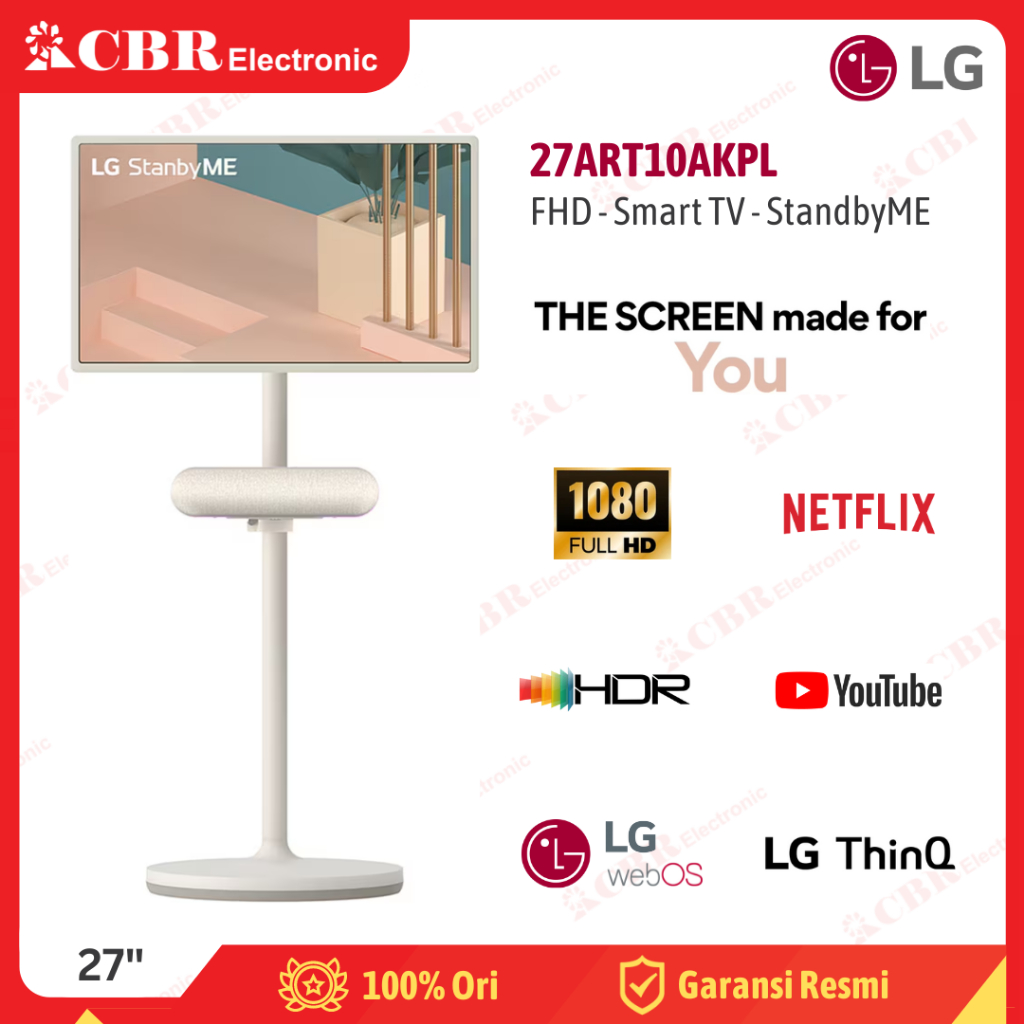 Jual TV LG 27 Inch LED 27ART10AKPL (FHD-Smart TV-StandbyME) | Shopee ...