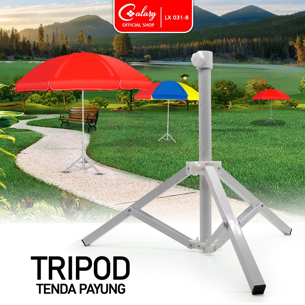 Jual 𝐂𝐀𝐋𝐀𝐑𝐘 Kaki Penyangga Tinggi 55cm Dudukan Tenda Payung Tripod 031 ...