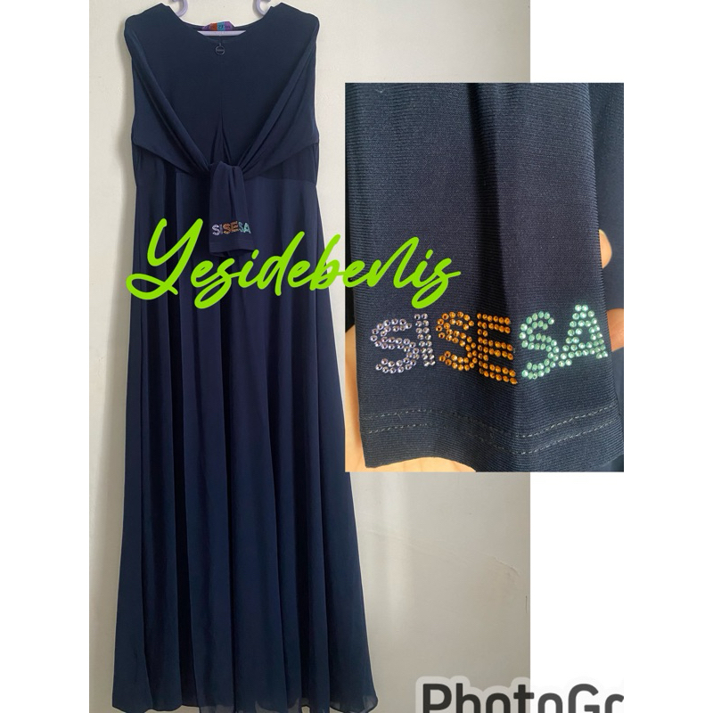 Jual PRELOVED DRESS SISESA ORIGINAL WARNA NAVY BLUE ( MULUS) | Shopee ...