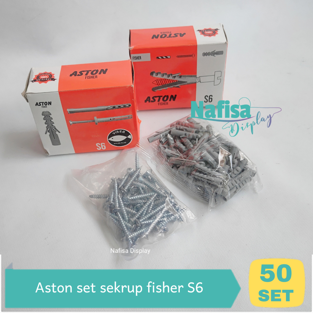 Jual Aston Sekrup Viser S6 Isi 50 pasang | Shopee Indonesia