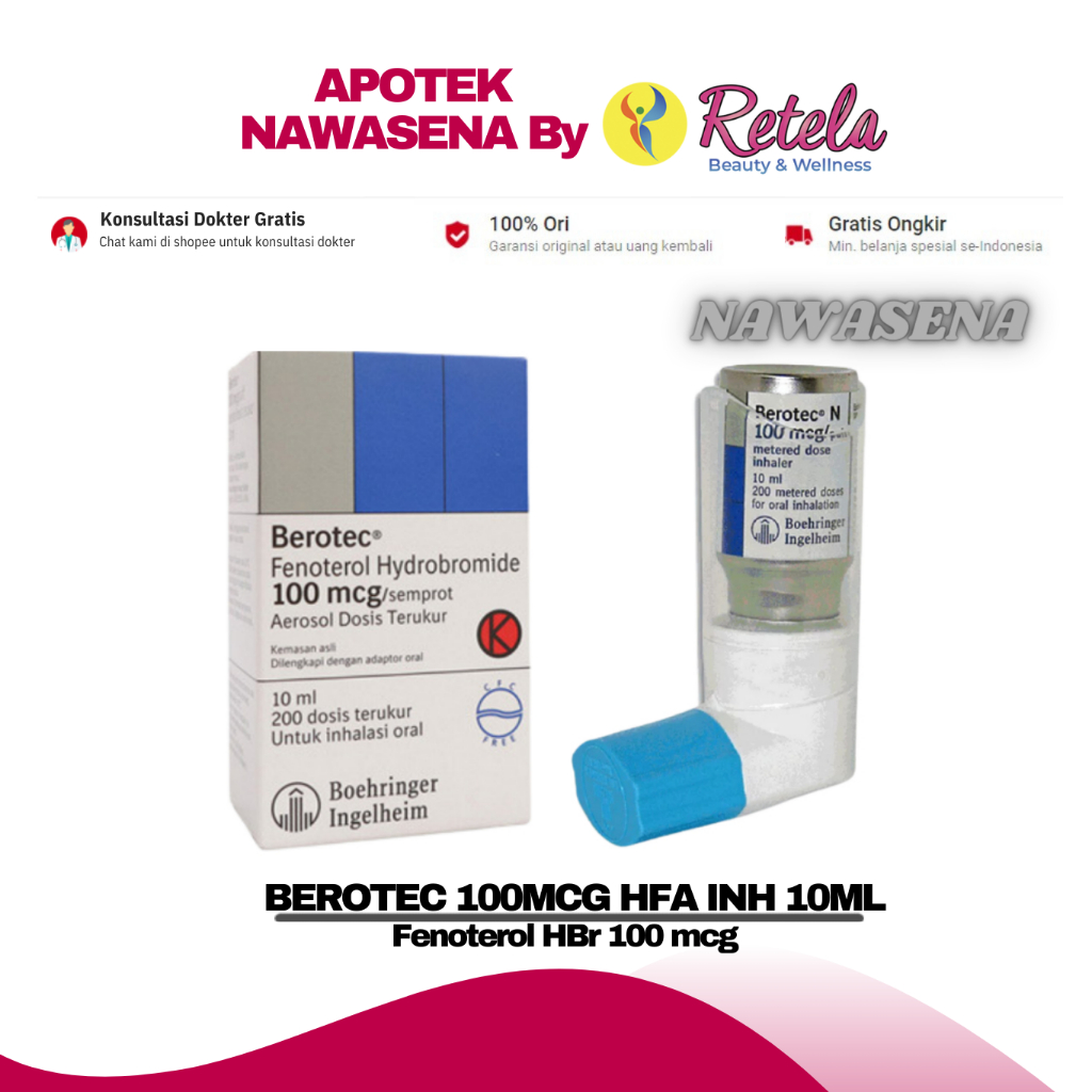 Jual BEROTEC 100MCG HFA INH 10 ML( Fenoterol HBr 100 mcg ) / Asma ...