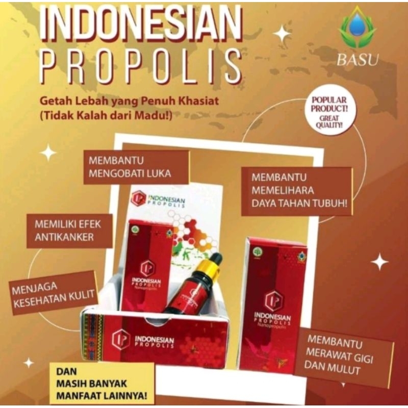 Jual INDONESIAN PROPOLIS 1BOX (2 BOTOL) BASU PROMO EXP TERBARU | Shopee ...